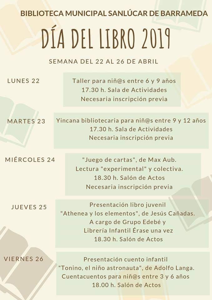 23 DE ABRIL, DIA INTERNACIONAL DEL LIBRO | Adondevoyconmifamilia